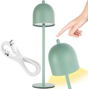 Toolight Toolight, bezdrátová noční USB lampa APP1361-T, zelená matná, OSW-08624