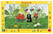 Dino Papírové puzzle Krtek na výletě 15 dílků