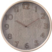 Nástěnné hodiny béžovošedé, 38 cm