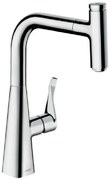 Hansgrohe M71 - Dřezová baterie M7115-H240 s výsuvnou sprškou, sBOX, chrom 73802000
