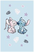Dětský ručník Lilo &amp; Stitch - 100% bavlna - 30 x 50 cm - Certifikát Oeko Tex Standard 100