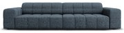 Modrá pohovka 244 cm Chicago – Cosmopolitan Design