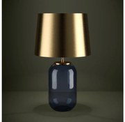 Eglo 390064 - Stolní lampa CUITE 1xE27/40W/230V zlatá/modrá