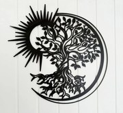 dřevo života Dřevěný obraz stromu JASNOSTI - II. jakost Rozměry (cm): 60x60, Zvolte barvu dekoru: Wenge