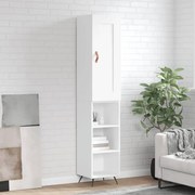 Skříň highboard bílá 34,5 x 34 x 180 cm kompozitní dřevo