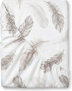 Kvalitex Bavlněné napínací prostěradlo Shelby bílá, 90 x 200 cm