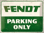 Postershop Plechová cedule: Fendt Parking Only - 40x30 cm