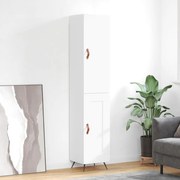 Skříň highboard bílá 34,5 x 34 x 180 cm kompozitní dřevo