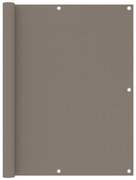 Balkónová zástěna taupe 120 x 500 cm oxfordská látka 134994