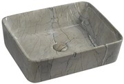 Sapho, DALMA keramické umyvadlo 48x13x38 cm, grigio, MM513