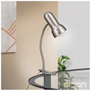 Orion Str10-319-S Stolní lampa s klipem WILHELM satin