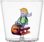 Ichendorf Milano designové sklenice na vodu Snow Games Tumbler Kid And Bobsleigh