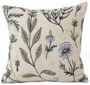 MK Lůžkoviny Krepový povlak na polštář Renforcé 40 x 40 cm - Herbář béžový