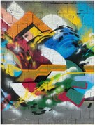 Yudoe 06 | Letter B Rám: Dubový, Velikost: 30 x 20 cm