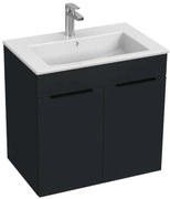 Jika Cube - Skříňka s umyvadlem 65x43x61 cm, matný antracit H4536011763521