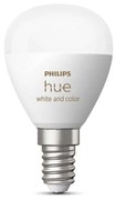 Philips Hue Smart žárovky - Chytrá LED žárovka E14, 5,1 W, stmívatelná, bílé i barevné světlo 929003573601