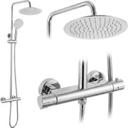 Rea Lungo, sprchový set s termostatem, chromová, Rea-P6735