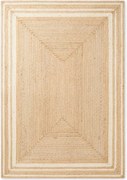 Krémový/v přírodní barvě oboustranný/ručně tkaný jutový koberec 80x150 cm Looma – Hanse Home