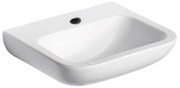 Ideal Standard Contour 21 - Umývátko 40x37 cm, 1 otvor pro baterii, bez přepadu, bílá S240601