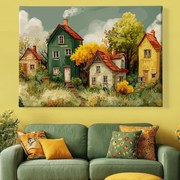 Obraz na plátně - Na Lipovém vršku FeelHappy.cz Velikost obrazu: 90 x 60 cm
