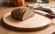 AMADEA Dřevěné servírovací prkénko - podnos, masivní dřevo, 25 cm