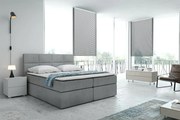 Eka Kontinentální čalouněná postel Smoth - Cassablanca (160x200 cm) Barva látky Trinity: Krémová (Trinity 2302)