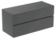 Ideal Standard Finesse - Umyvadlová skříňka, 120x51x56 cm, 2 zásuvky, matný antracit E3431Y2