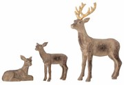 Vánoční dekorace Reindeers - set 3 ks Bloomingville