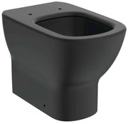 Ideal Standard Tesi - Stojící WC, spodní odpad, AquaBlade, černá T0077V3