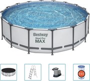 Bestway Bazén Steel Pro MAX s příslušenstvím 488 x 122 cm