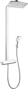 Hansgrohe Raindance E, Showerpipe 360 ​​1jet s termostatem, bílá/chromová, HAN-27112400