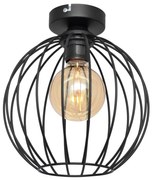 Přisazený lustr MERCURE 1xE27/15W/230V pr. 24 cm černá