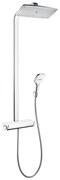 Hansgrohe Raindance E, Showerpipe 360 ​​1jet s termostatem, bílá/chromová, HAN-27112400