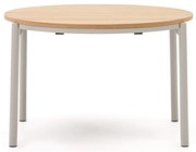 Kulatý rozkládací jídelní stůl v dekoru dubu ø 120 cm Montuiri – Kave Home