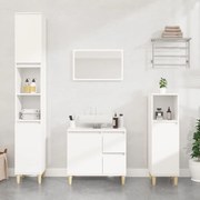 3dílný set koupelnových skříněk bílý kompozitní dřevo 3185535
