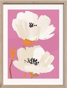 Tištěný obraz s rámem 30x40 cm Peony Bloom – Styler