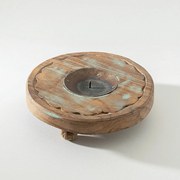 Svíčka podstavec Rustic Flame 15 cm