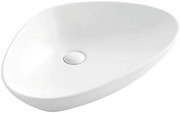 Hydroland Keramické umyvadlo na desku Lotos 59x39 cm, bílé