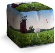 Taburet Cube golf, barevná
