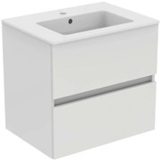 Ideal Standard Eurovit - Skříňka s umyvadlem, 55x60x44 cm, 2 zásuvky, lesklá bílá R0572WG