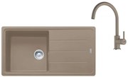 Franke Sety - Kuchyňský set G280KA, fragranitový dřez BFG 611 a baterie FC 6018.424, kašmír 114.0700.810