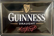 Plechová cedule Guinness Draught pivo