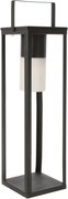 Černá solární/na USB LED lucerna (výška 75 cm) Solar – Bizzotto