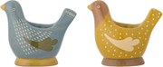 Kameninové stojánky na vajíčka v sadě 2 ks Birdy – Bloomingville