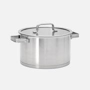 Fabini Hrnec Core Standard, ø 24 cm (5,5 l) - Nerezový beznýtový hrnec z jednovrstvé nerezové oceli s poklicí