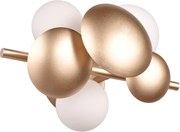 Nástěnné svítidlo ve zlato-bílé barvě Bubble – Trio Select