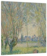 Obraz - Claude Monet, Woman Seated under the Willows, reprodukce (30x30 cm)