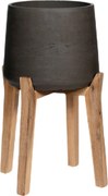 Patt Black Washed (Feet High) XL - Ø 23 cm / V 43 cm