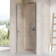 Ravak Chrome - Sprchové dveře 78-81 cm, lesklý hliník/čiré sklo 0QV40C00Z1