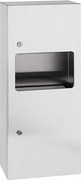 Bemeta Design Zásobník papírových ručníků, s odpadkovým košem, nerez, mat - 105103055